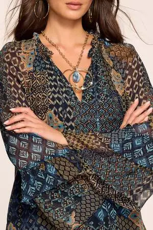 Ramy Brook Anya Printed Top