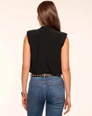 Ramy Brook Sleeveless Eden Cowl Neck Bodysuit