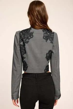 Ramy Brook Elsa Printed Lace Jacket