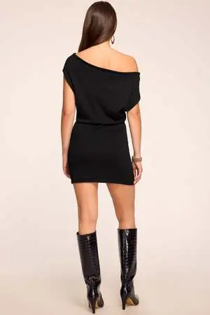 Ramy Brook Chet Off-the-shoulder Sweater Mini Dress