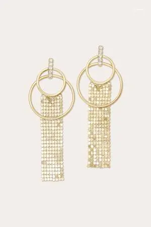 Ramy Brook Nora Chain Mesh Earrings