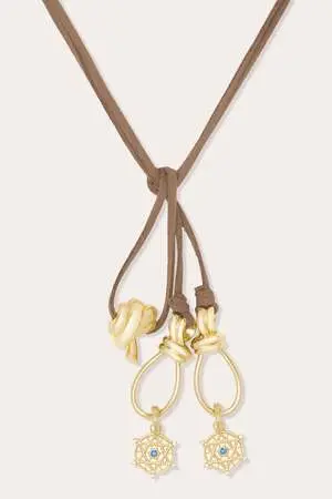 Ramy Brook Elle Suede Tie Necklace