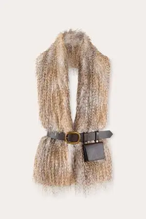 Ramy Brook Sally Faux Fur Vest