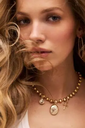 Ramy Brook Ball Charm Chain Necklace