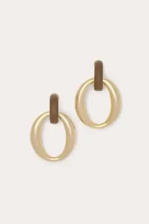 Ramy Brook Elle Combo Hoop Earrings - Gold