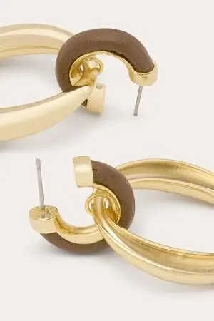 Ramy Brook Elle Combo Hoop Earrings