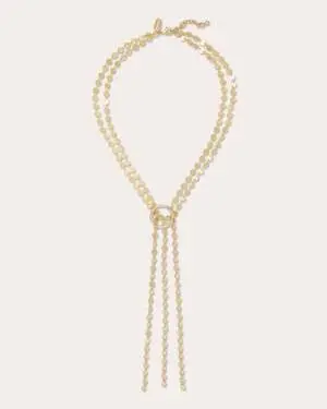 Ramy Brook Mila Sparkle Lariat Necklace - Gold