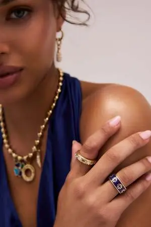 Ramy Brook Aria Enamel Ring Set