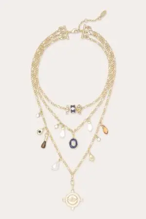 Ramy Brook Aria Layered Charm Necklace - Gold
