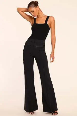 Ramy Brook Emory Wide Leg Pants - Black