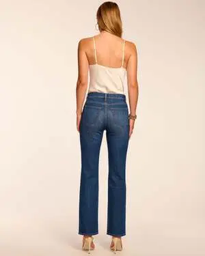 Ramy Brook Claudia 5-pocket High-rise Straight Leg Jean