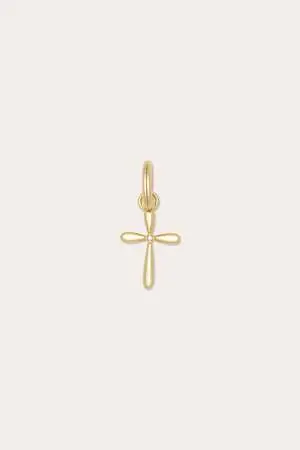Ramy Brook Cross Charm - Gold