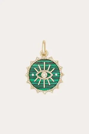 Ramy Brook Evil Eye Charm - Malachite