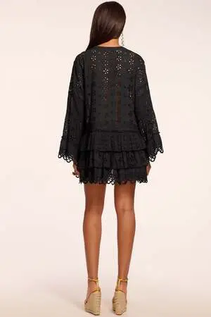 Ramy Brook Roxanne Cotton Eyelet Coverup Mini Dress