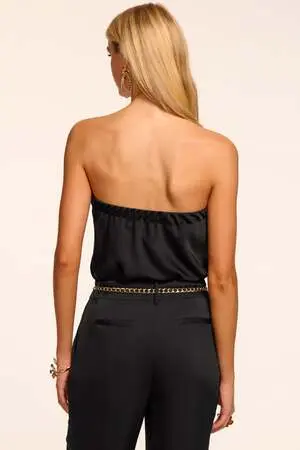 Ramy Brook Ruben Strapless Bodysuit - Black