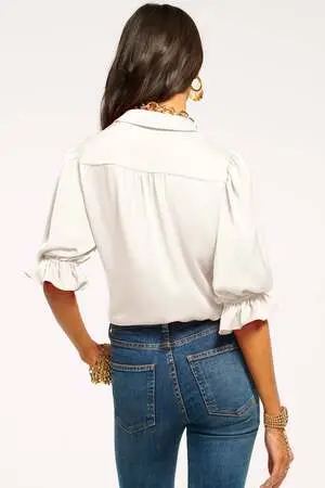 Ramy Brook Dina Button Down Bodysuit