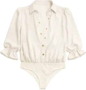 Ramy Brook Dina Button Down Bodysuit