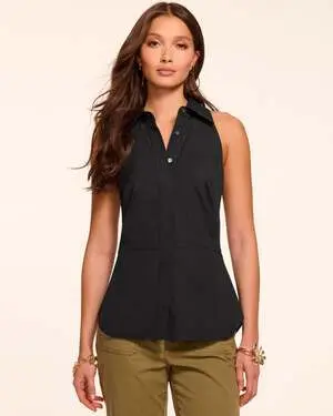 Ramy Brook Inessa Cotton Poplin Sleeveless Top