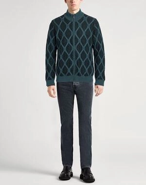 MOORER Cardigan Deep Teal Size Virgin Wool
