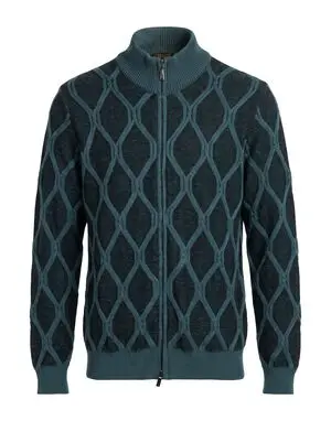 MOORER Cardigan Deep Teal Size Virgin Wool