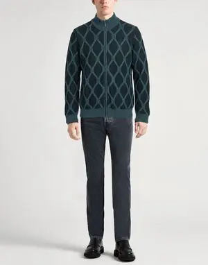 MOORER Cardigan Deep Teal Size Virgin Wool