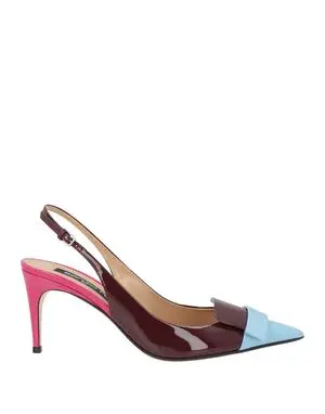 SERGIO ROSSI Pumps Burgundy Size Leather