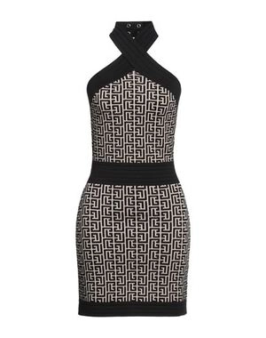 Balmain Mini Dress Size Wool, Viscose, Polyamide, Elastane