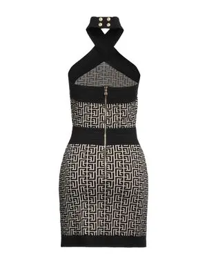 Balmain Mini Dress Size Wool, Viscose, Polyamide, Elastane