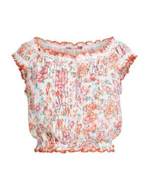 Poupette St Barth Top Coral Size Cotton - Red