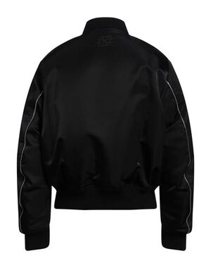 OFF-WHITE™ Bomber Jacket In Polyamide, Wool, Acrylic, And Elastane
