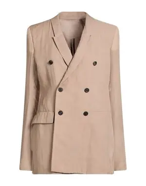 Rick Owens Blazer Light Brown Size Silk
