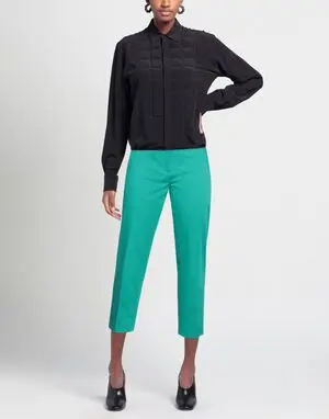 Max Mara Pants Emerald Size Cotton, Elastane