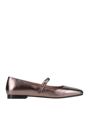 POLLINI Ballet Flats Bronze Size Leather