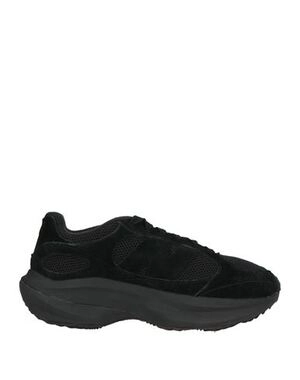 NEW BALANCE Sneakers Size Leather, Textile Fibers - Black