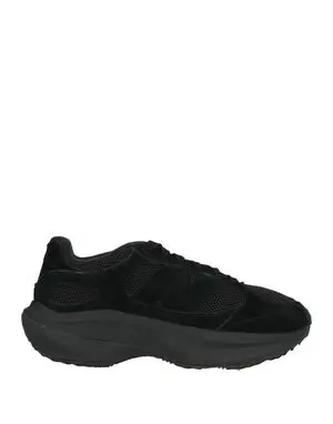 NEW BALANCE Sneakers Size Leather, Textile Fibers - Black