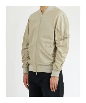 GIORGIO BRATO Leather Bomber Jacket