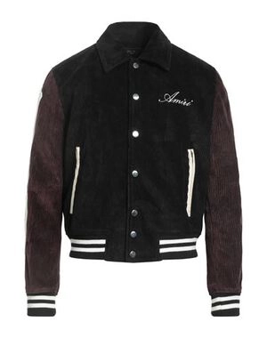 Amiri Jacket Size Polyester, Cotton, Rayon, Polyurethane, Ovine Leather - Black