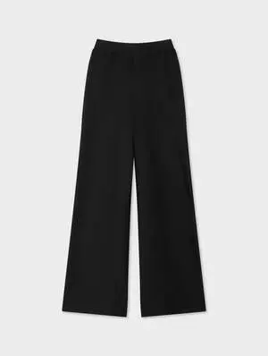 WHITE & WARREN Superfine Cotton Wide Leg Pant