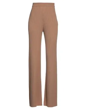 Chloé Solid Color Knitted Pants - Brown