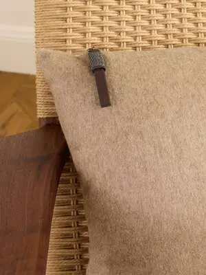 Brunello Cucinelli Bead-embellished Cashmere Cushion