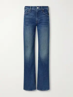 MOTHER The Bookie Sneak Jeans - Blue