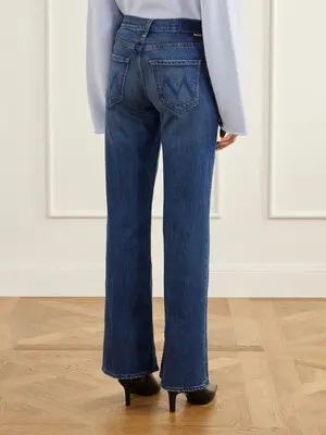MOTHER The Bookie Sneak Jeans - Blue