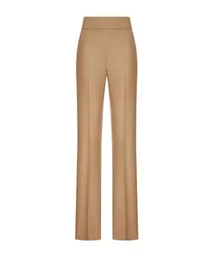 Valentino Garavani Pleated Straight Leg Pants