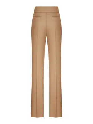 Valentino Garavani Pleated Straight Leg Pants