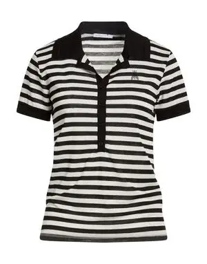 Patrizia Pepe Polo Shirt Size Polyester, Viscose, Polyamide, Elastane
