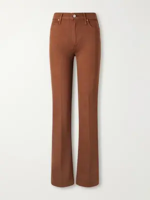 MOTHER The Kick It High-rise Jeans - Brown