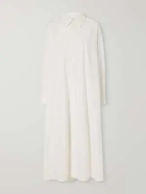 KALLMEYER Bayla Cotton-poplin Maxi Dress - Ivory