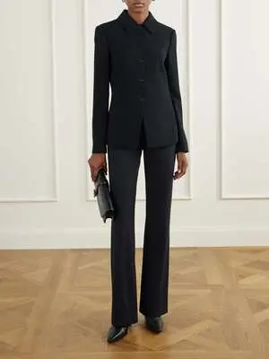 Veronica Beard Gracie Stretch-jersey Flared Pants