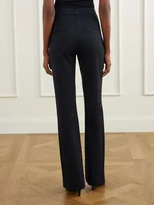 Veronica Beard Gracie Stretch-jersey Flared Pants