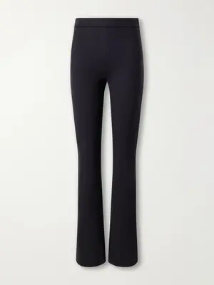 Veronica Beard Gracie Stretch-jersey Flared Pants